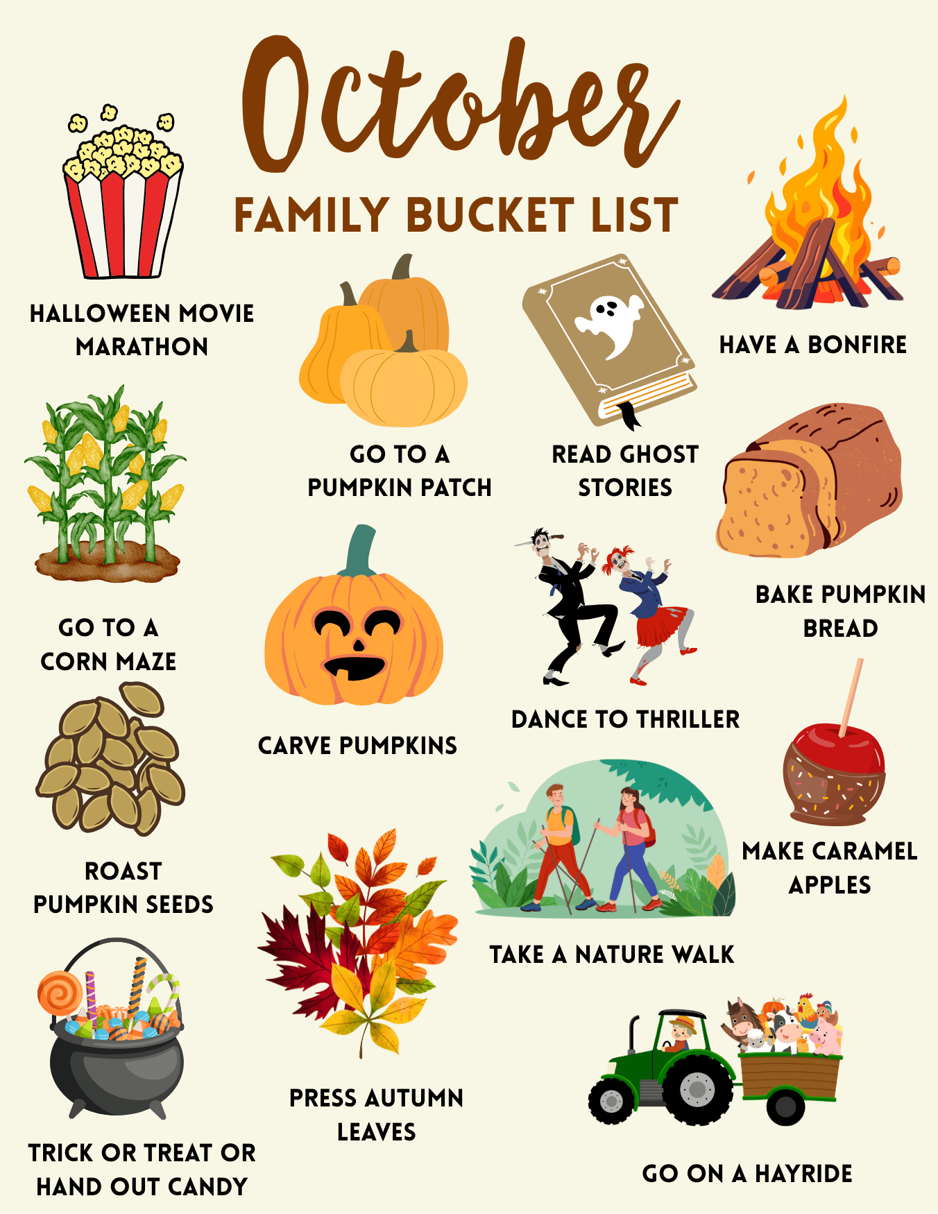 October Bucket List - South Georgia Style